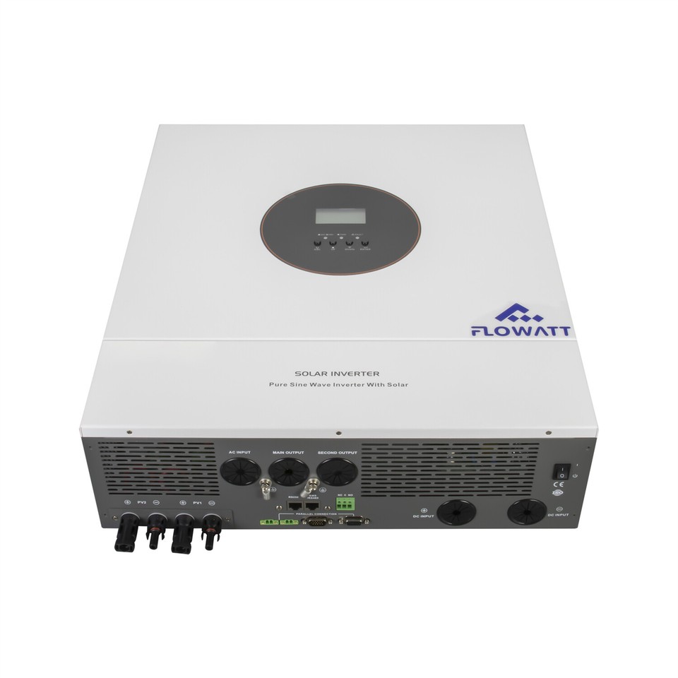 US STOCK 33KW Hybrid Solar Inverter 48V Off Grid 160A Dual MPPT Single ...