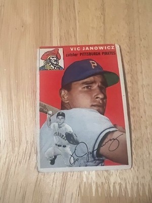 1954 Topps - Vic Janowicz #16 White Back | eBay