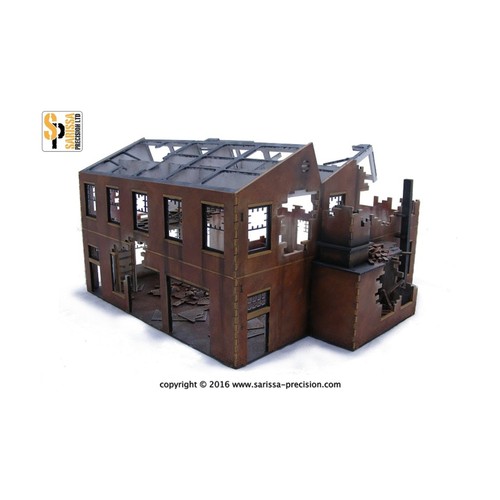 Sarissa Precision Terrain Large Destroyed Factory Pack SW (New) | eBay