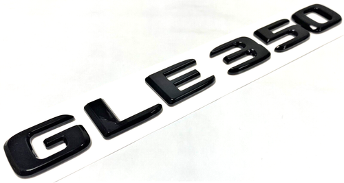 #2 GLE350 BLACK REPLACEMENT FOR MERCEDES REAR TRUNK EMBLEM BADGE ...