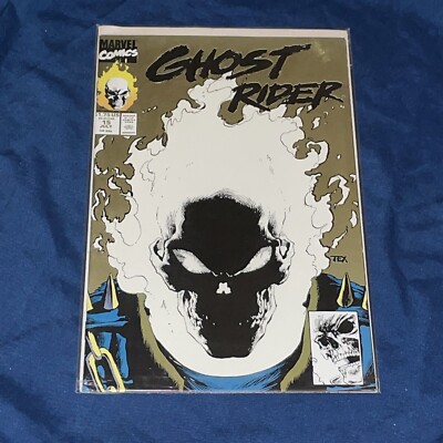 GHOST RIDER # 15 (2nd series) Marvel 1991 NM Glow-In-Dark cover 2nd ...