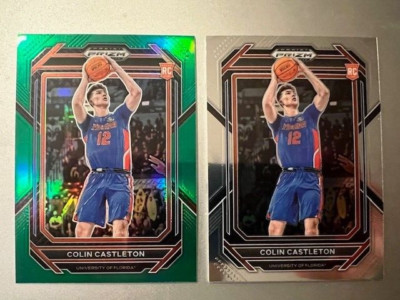 2023 Panini Prizm Draft - Colin Castleton ( Florida) Rookie + Green ...