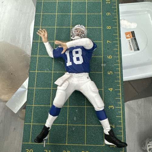 MCFARLANE NFL COLTS HOF QB PEYTON MANNING Blue Jersey With Sleeves ...