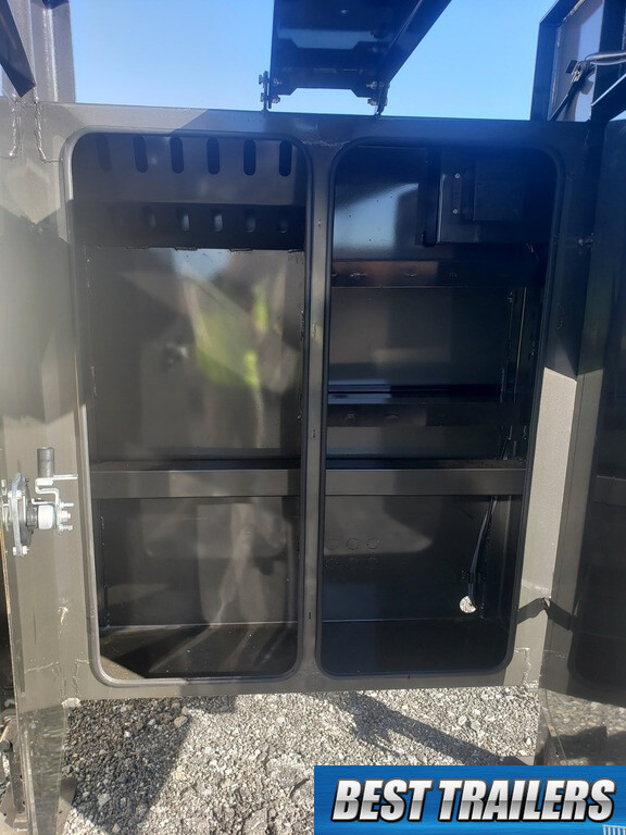 hotshot anderson trailers 25 ft 10 ton gooseneck flatbed mega ramp ...