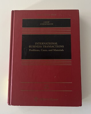 International Business Transactions: Problems, Cases, and Materials | eBay