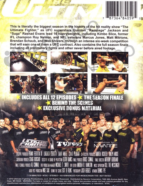 UFC: The Ultimate Fighter - Season 10 (DVD, 2010, 5-Disc Set, Canadian ...