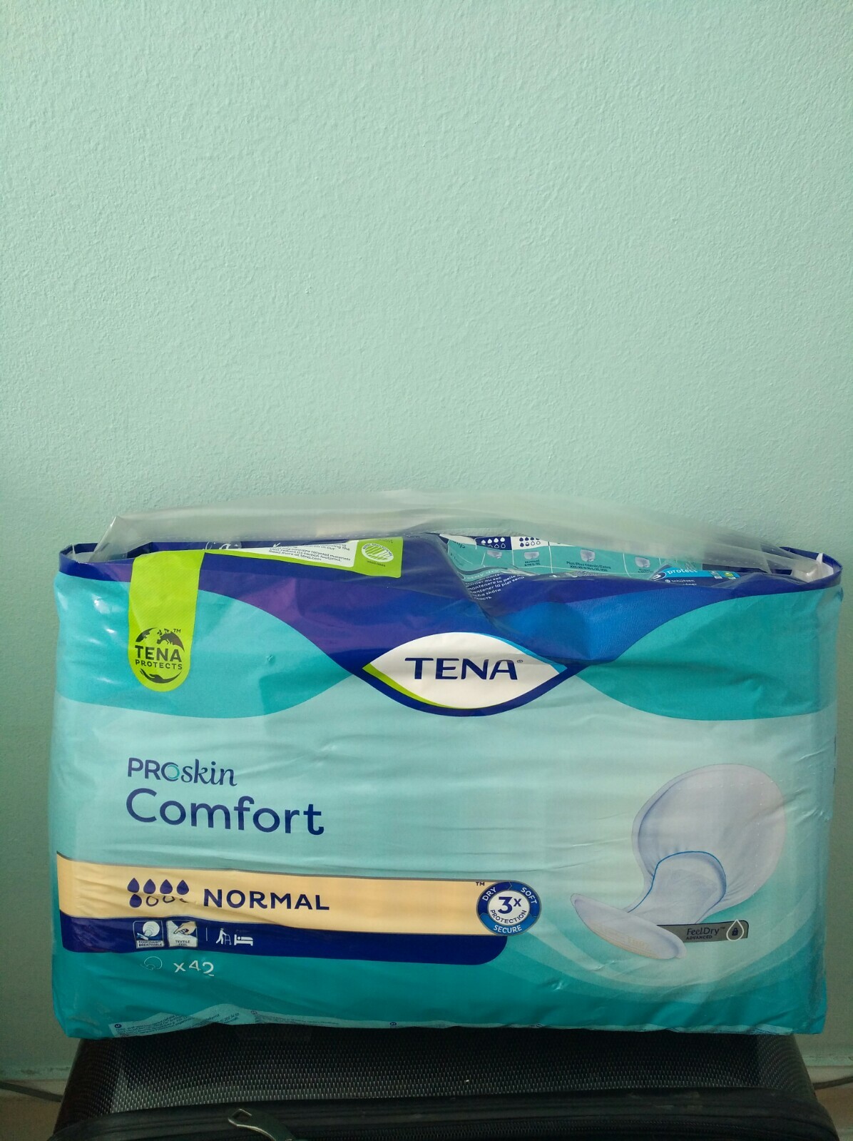 TENA Proskin Comfort Normal Pads 3 Packs of 42 for sale online | eBay