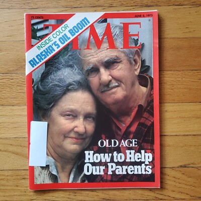 Time Magazine Old Age Help Our Parents Alaska Oil Boom June 2 1975 NICE ...