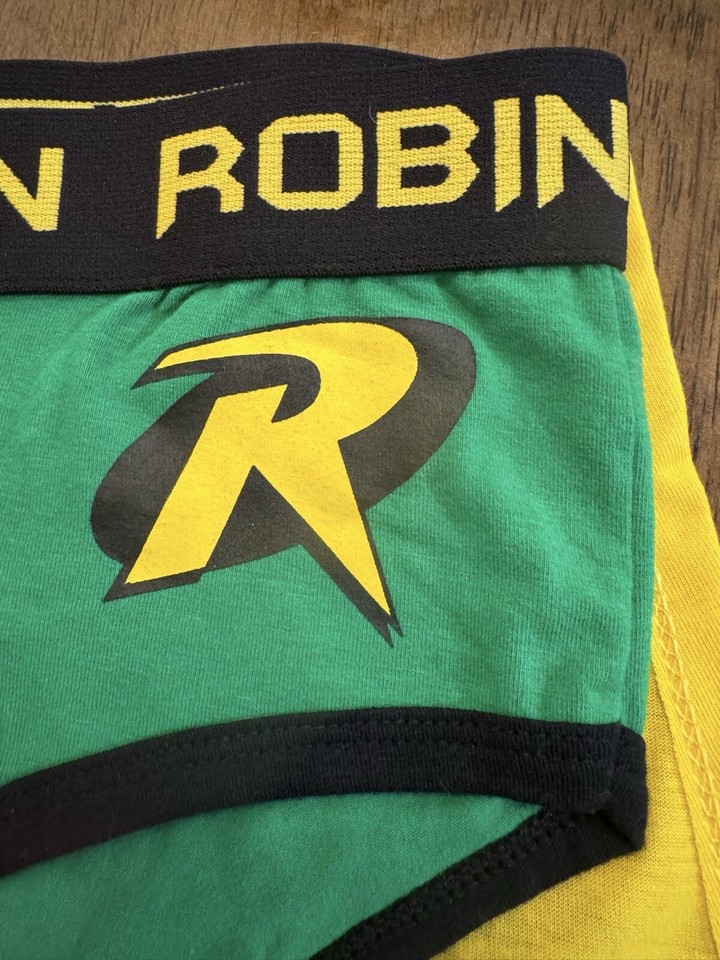 Y2K BATMAN ROBIN DC SUPERHERO Mens Comic Book Art Briefs XL Vintage ...