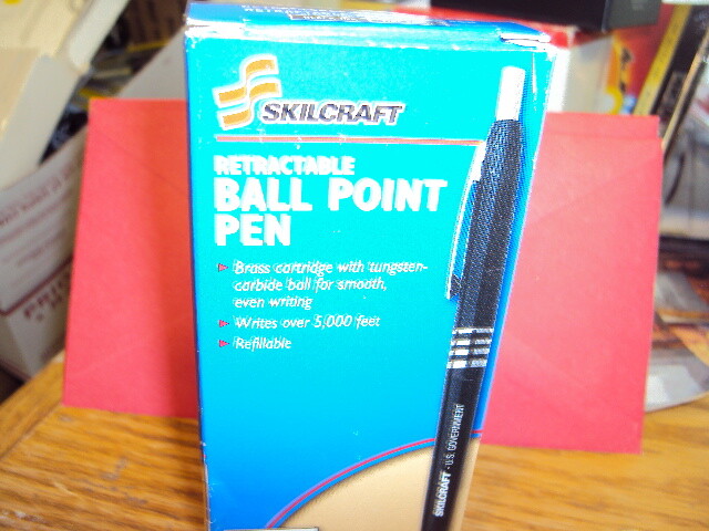 SKILCRAFT U.s. Government Retractable Ballpoint Pens Fine Point Black ...