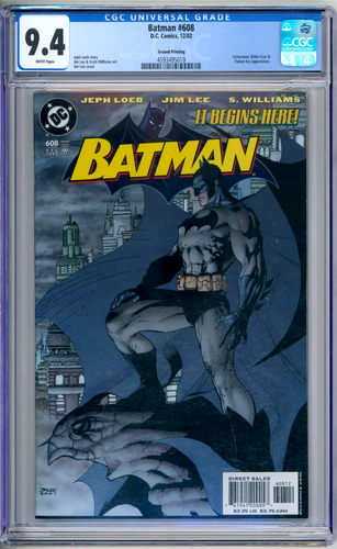 Batman 608 CGC Graded 9.4 NM 2nd Print Jim Lee DC Comics 2003 | eBay