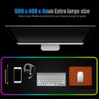 Gaming Mouse Pad RGB LED Light Computer Keyboard Mouse Mat XXL Extra ...
