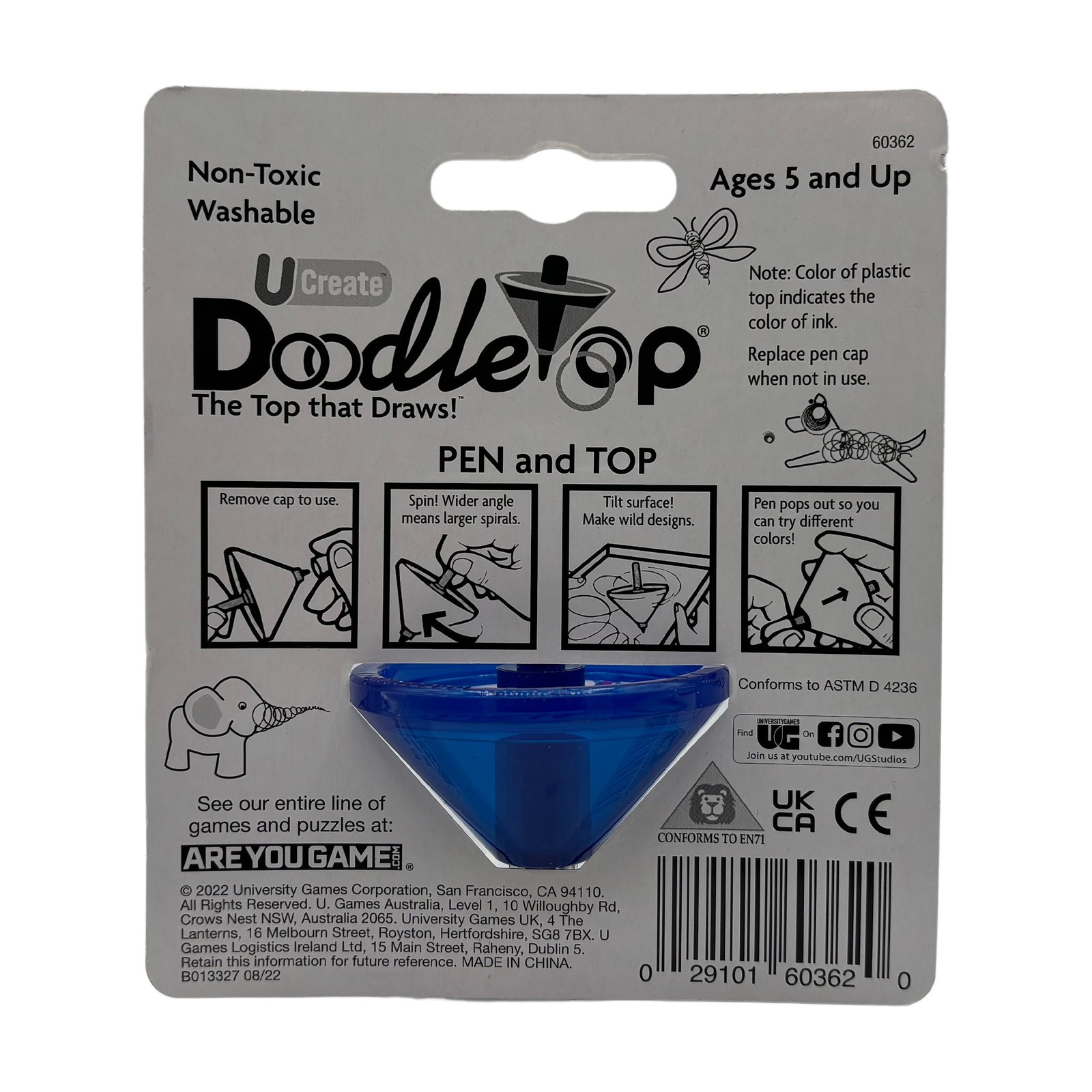 New - U-Create Doodletop Single - Ages 5+ | 1 player | eBay