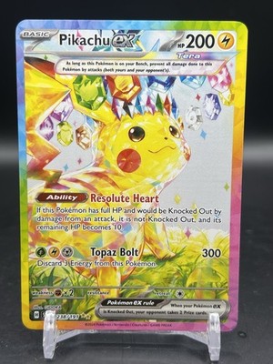 Pikachu ex 238/191 Special Illustration Rare Pokemon Surging Sparks ...