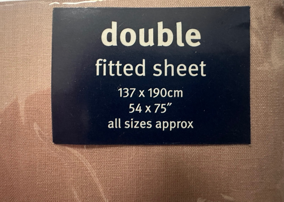 Silentnight Ultimate Comfort Percale Fitted Sheet Double 180 Count ...