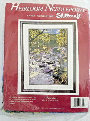 Shillcraft Heirloom Needlepoint LAKELAND 6694 Kit NOS | eBay