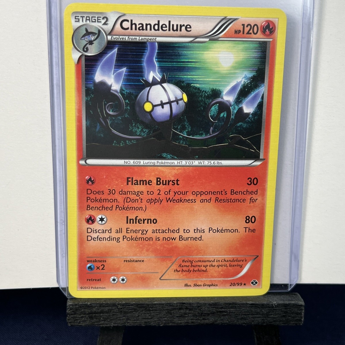 Shiny Chandelure Card