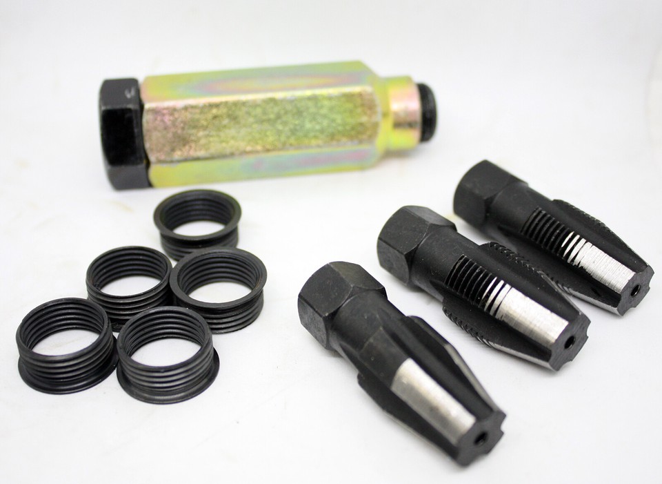 Lambda Oxygen Sensor Thread Repair Kit Taps, Reamer & Insert Nut with ...