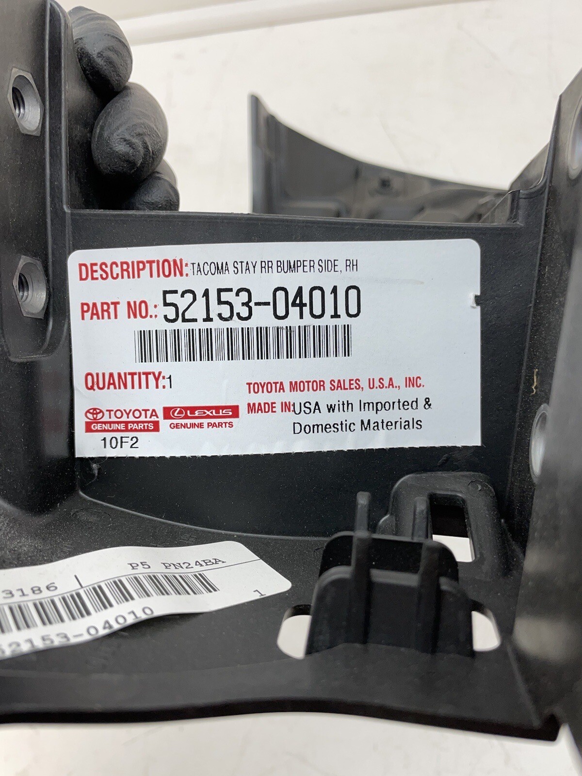 2015-2021 Toyota Tacoma 52153-04010 Stay, Rear Passenger Bumper Side RH ...