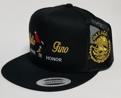 OAXACA GALLO FINO HAT MESHTRUCKER BLACK SNAP BACK ADJUST NEW | eBay