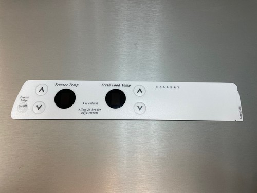 Frigidaire Gallery 241603908 Refrigerator Control Label only, OEM ...