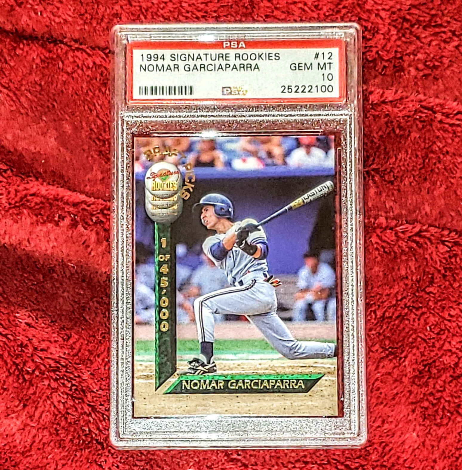 NOMAR GARCIAPARRA ROOKIE 1994 SIGNATURE ROOKIES #/45K DRAFT PICKS PSA ...