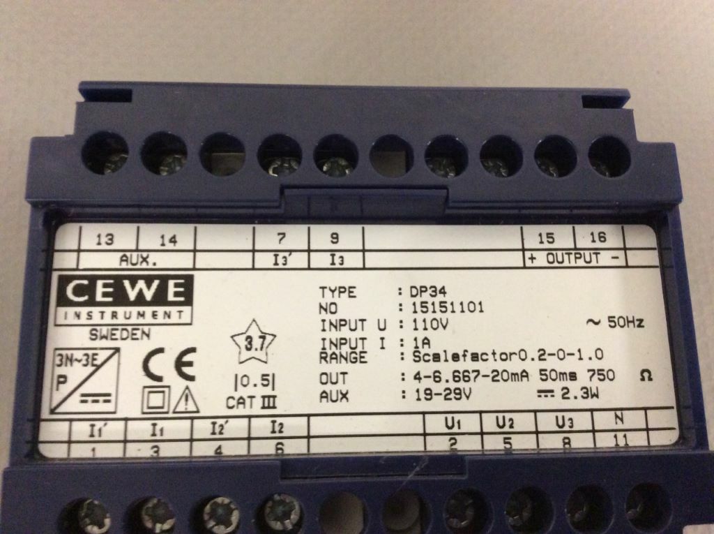DP34 - CEWE INSTRUMENT Discrete transducer RECONDITIONNE | eBay