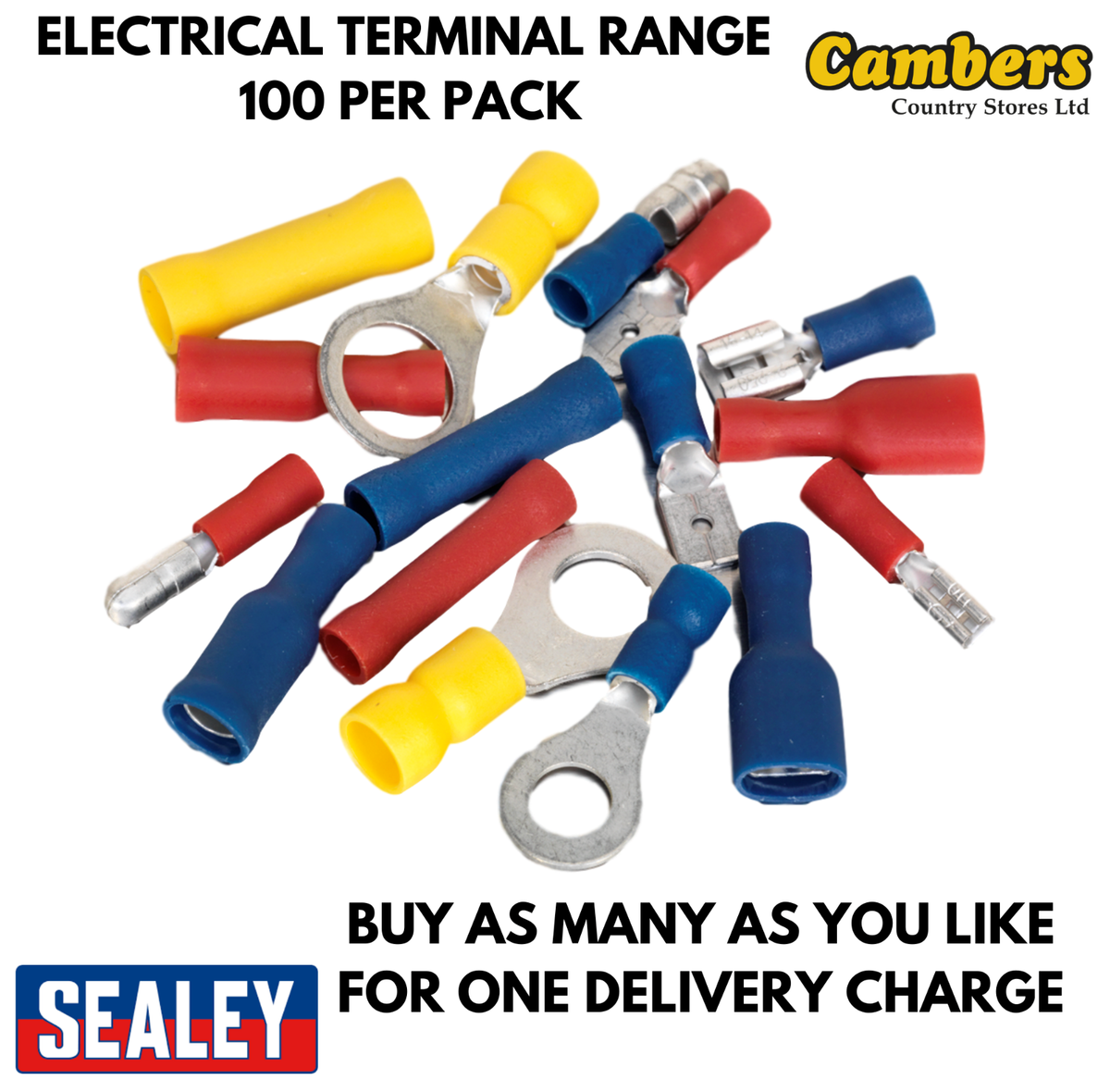 Insulated Crimp Terminals Ring Spade Butt Fork Bullet