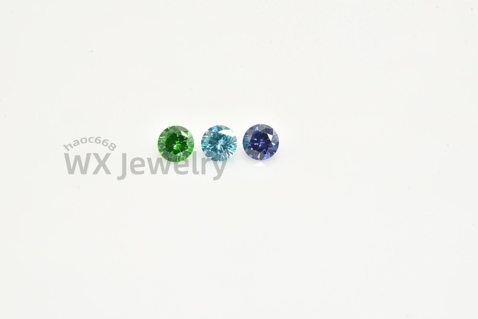 1000pcs 0.8~3.5mm Round Loose CZ Stone High Quality Cubic Zirconia ...