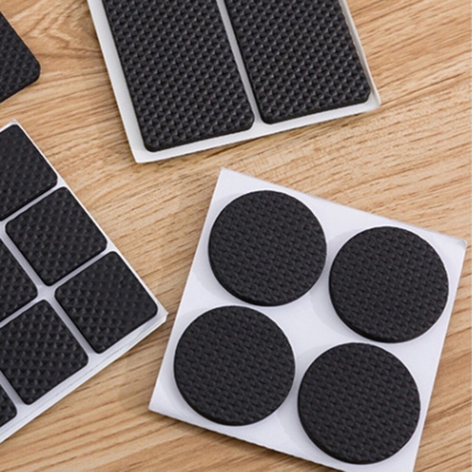 16 Pcs Non-slip Rubber Pad Anti-skid Furniture Foot-pad Leg Bottom Feet ...