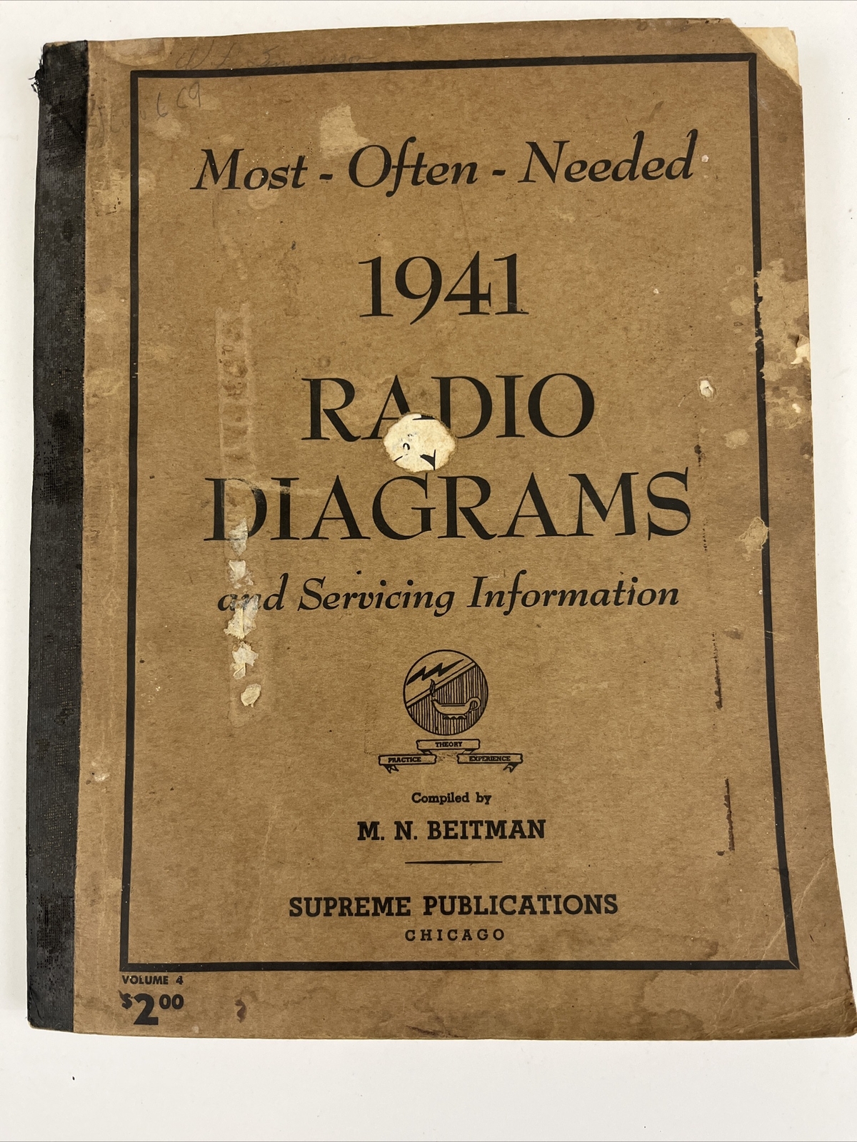VINTAGE BEITMAN MOST OFTEN NEEDED 1941 RADIO DIAGRAMS & SERVICING ...