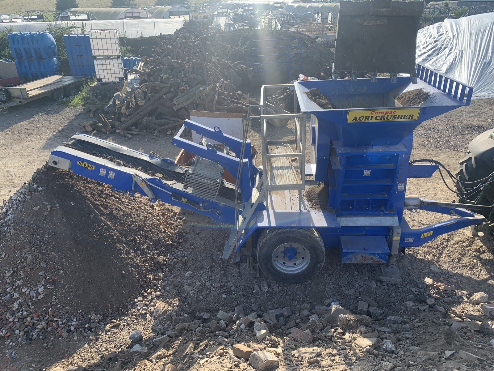 Mobile Stone/Concrete Crusher For Hire. Plant Hire/ Groundworks | eBay