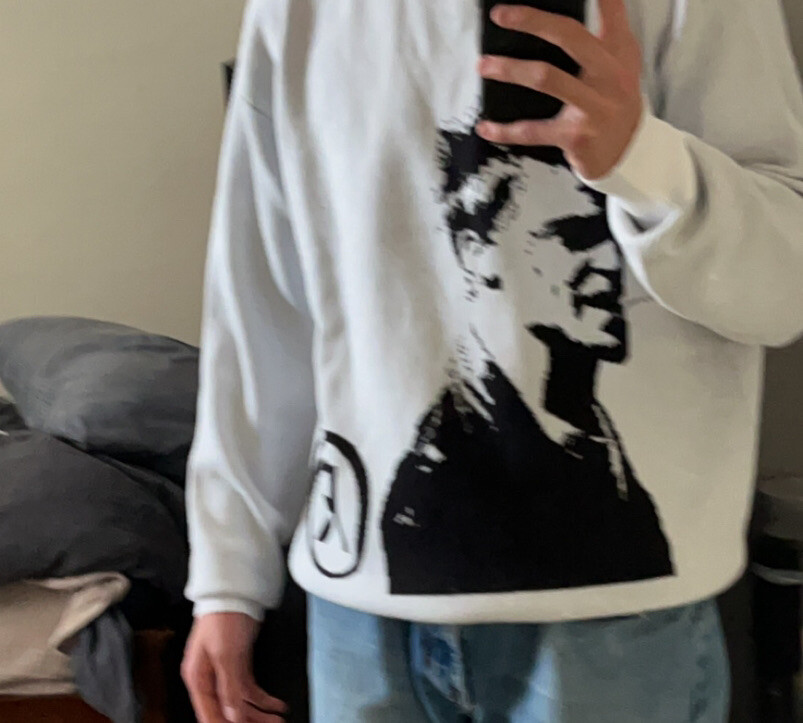 Joy Divizn Fight Club Brad Pitt Knit Sweater Size XL | eBay