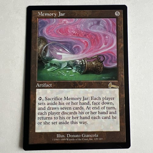 Memory Jar Urza's Legacy MTG Card Magic The Gathering | eBay