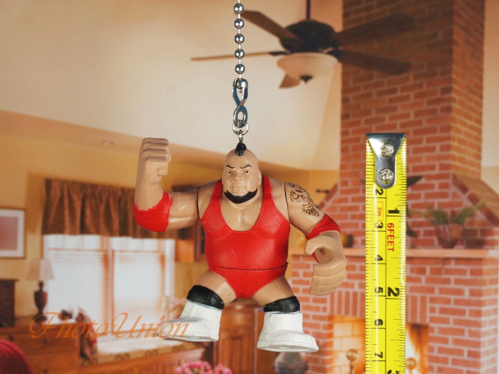 WWE Wrestling Wrestler Brodus Clay Ceiling Fan Pull Cord Light Lamp ...