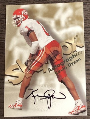 1998 Skybox Premium Autographics Black Kevin Dyson Rookie Auto RC | eBay