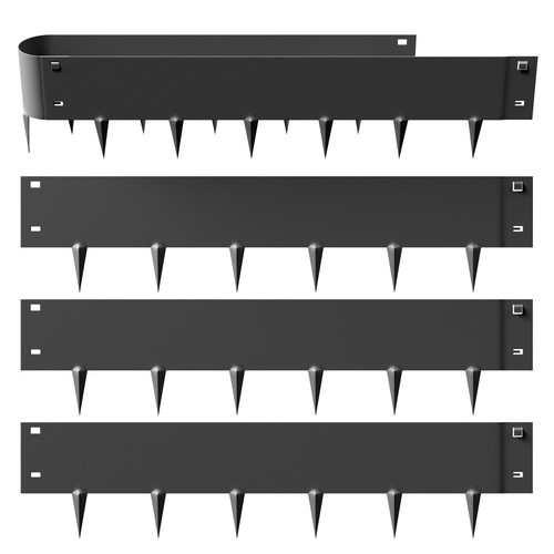 185'' Metal Landscape Edging 39''x8'' Rust-Resistant Garden Edging ...