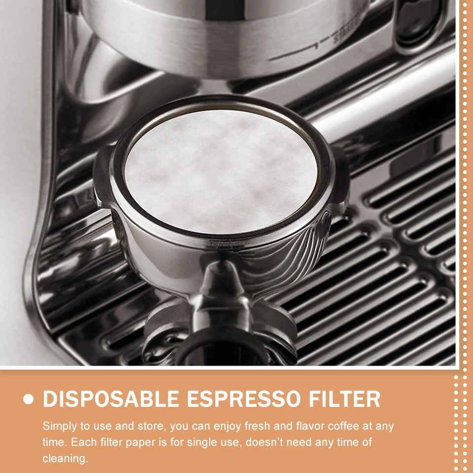200 Pcs Coffee Filter Paper Espresso Filtering Filters Disposable ...