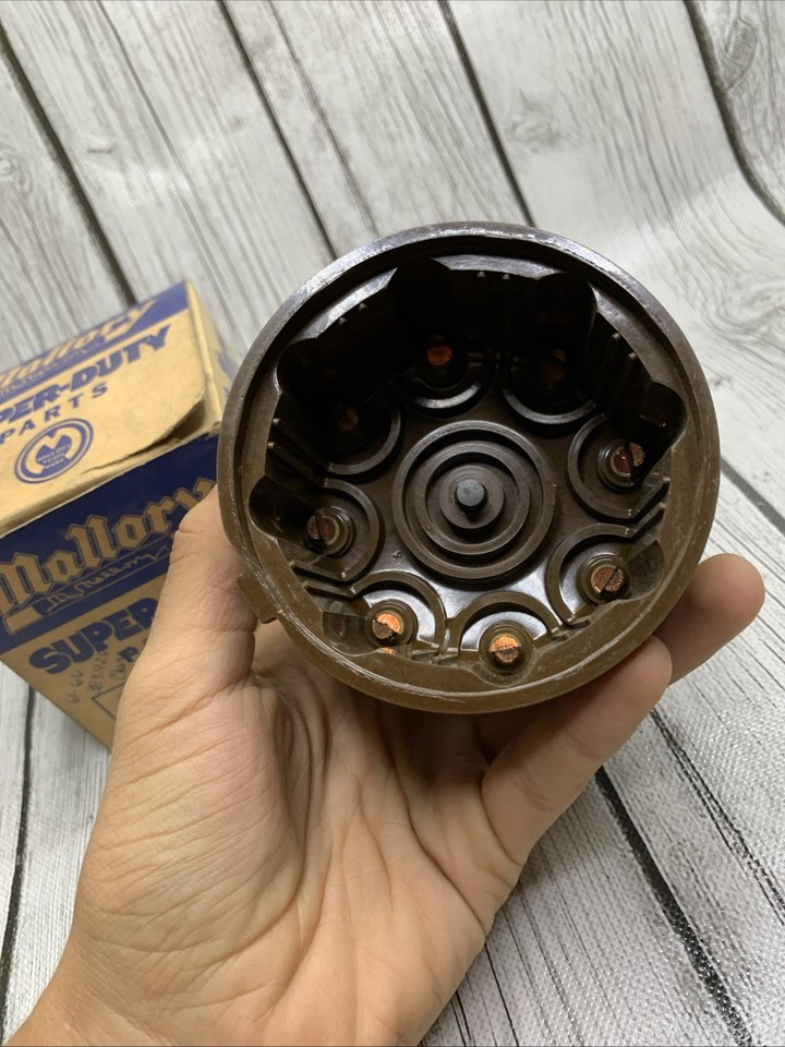 Mallory Distributor Cap NOS W/Box Brown | eBay