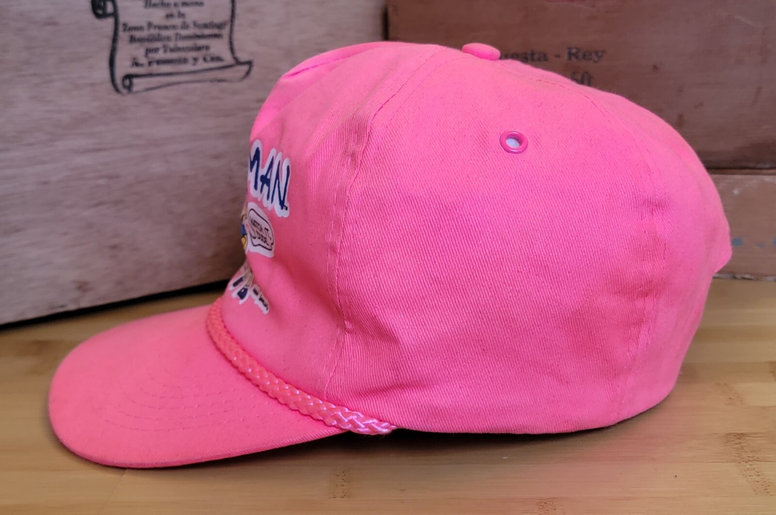 RARE Vintage 1990 Hot Pink Simpsons Bart Bartman Aven… - Gem