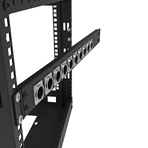 12 Port/Way/Hole Hinged Patch Panel - 1U 19" Rack Mount D-Type ...