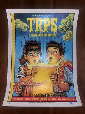 Zoltron Poster Trps Festival of Rock Posters 10/19 San Francisco White ...