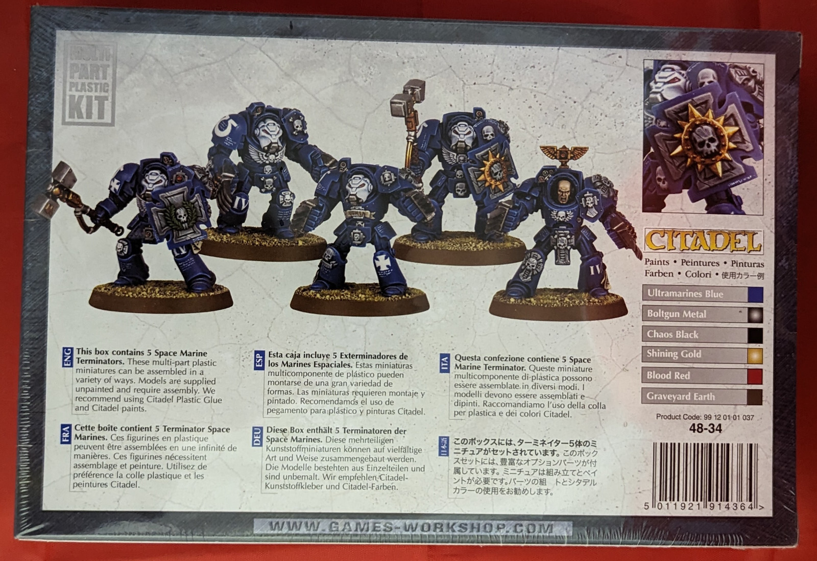 Warhammer 40K - GW, Citadel - 48-34 Space Marine Terminator Assault ...