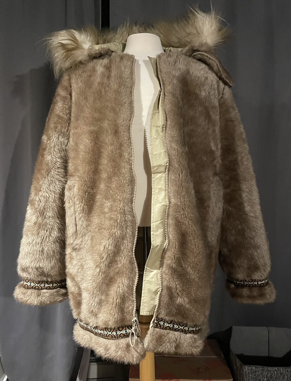 Stearns Hansa-Branta GOOSE DOWN faux fur Parka Men’s … - Gem