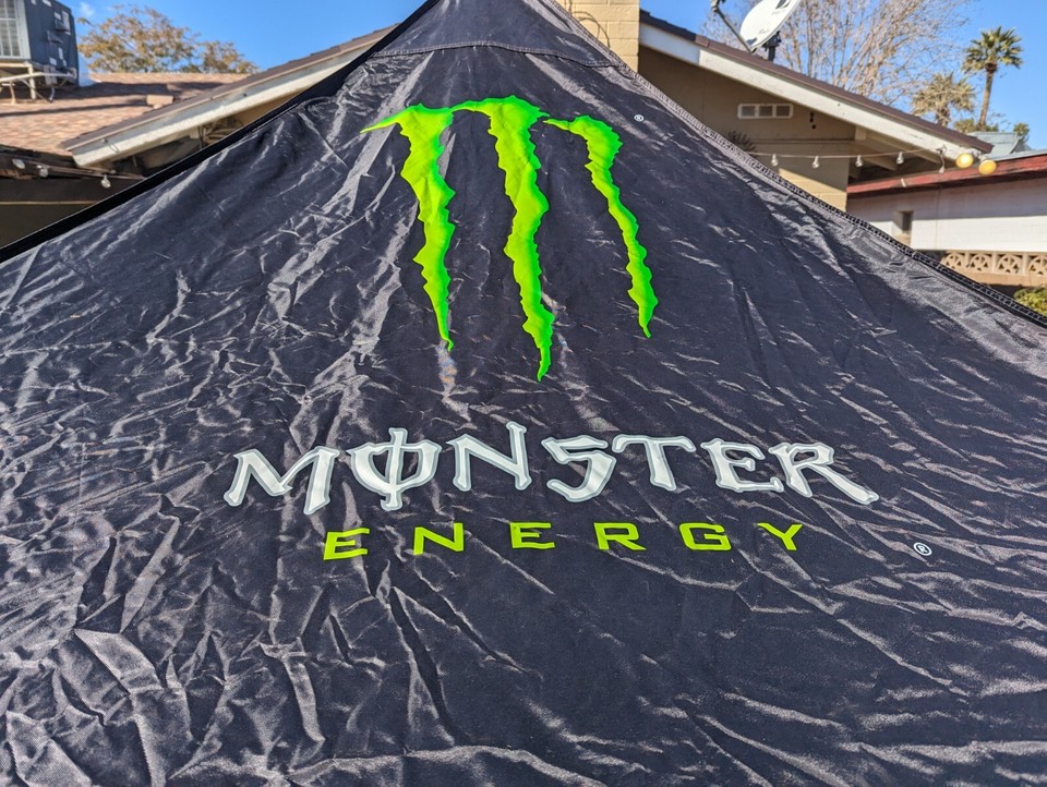 Monster Energy Kyle Busch NASCAR Pop-up Canopy Tent 10' x 10 ...