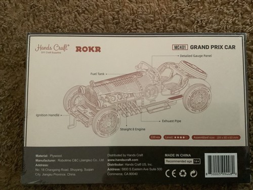 Hand Craft Scale Model Vehicle In The 1910S Grand Prix Car 1/16 Scale ...