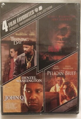 4 Film Favorites: Denzel Washington Collection (DVD) 4 Discs Sealed ...