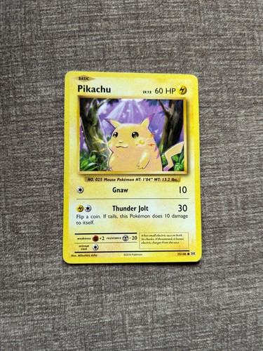Pokémon TCG Pikachu Evolutions 35/108 Super Rare First Edition Mint ...