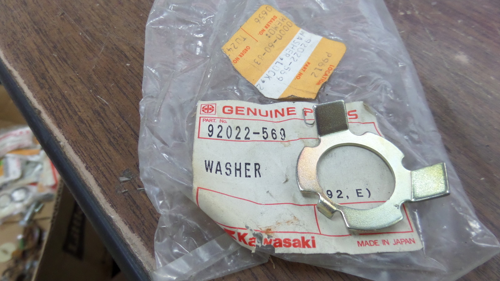 NOS Kawasaki Crankshaft 20mm Lock Washer 82-95 JS550 77-92 JS440 92022 ...