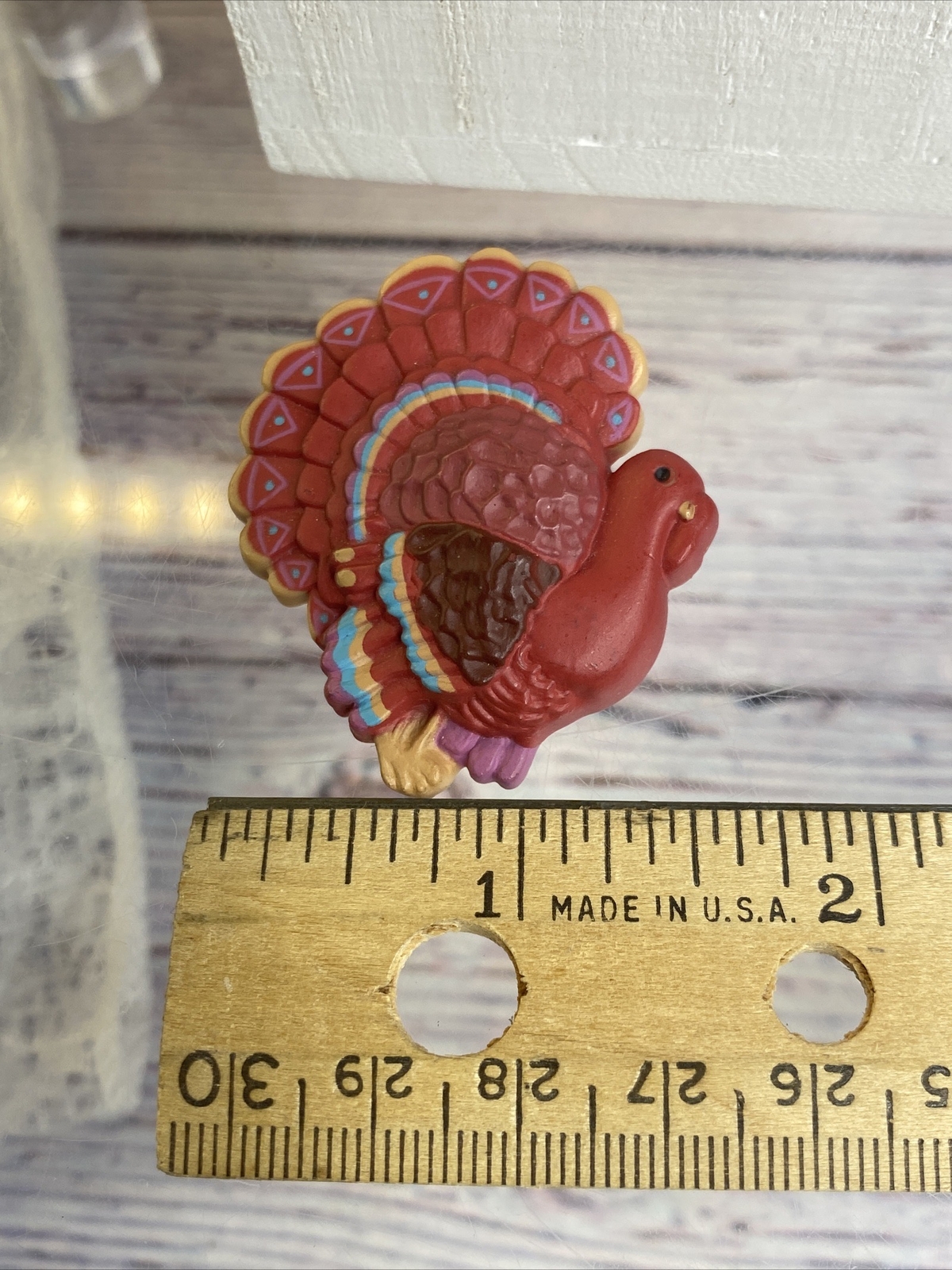 Thanksgiving Turkey Pin Vintage Hallmark Plastic Brooch thanksgiving | eBay